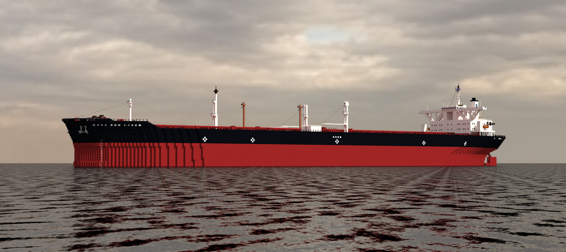 ULCC Chevron South America - scale 1:1 Minecraft Map