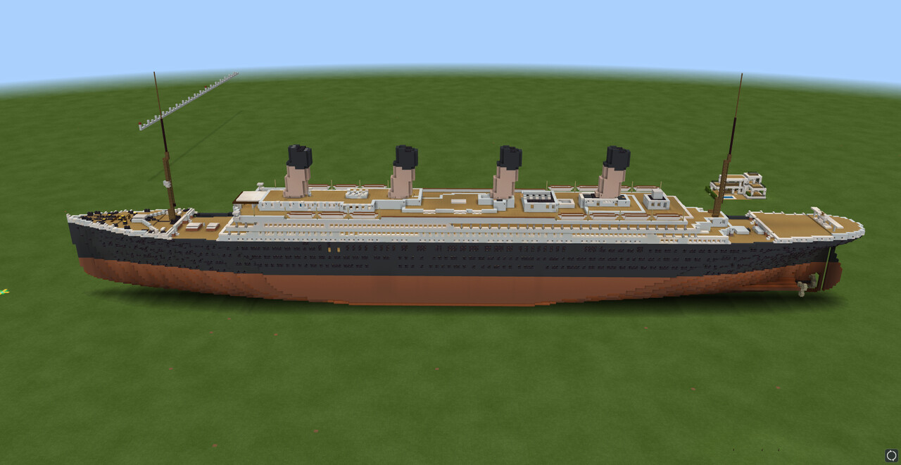 RMS Titanic 1912 1:1 Scale Minecraft Map
