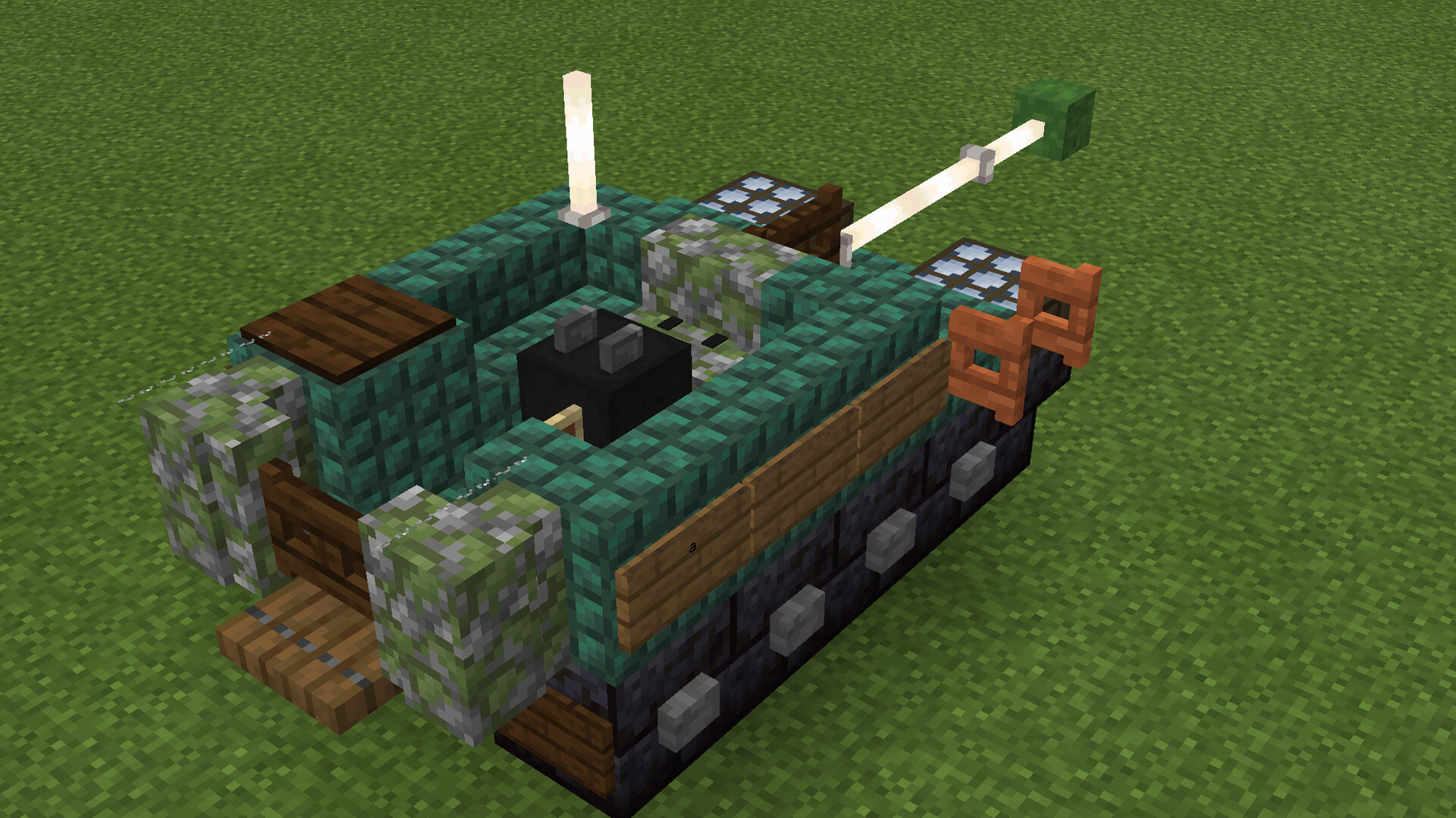 1.5:1 scale ASU-57 airborne tank destroyer Minecraft Map