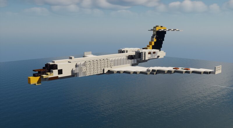 NC-37B - 1.5:1 Scale Minecraft Map