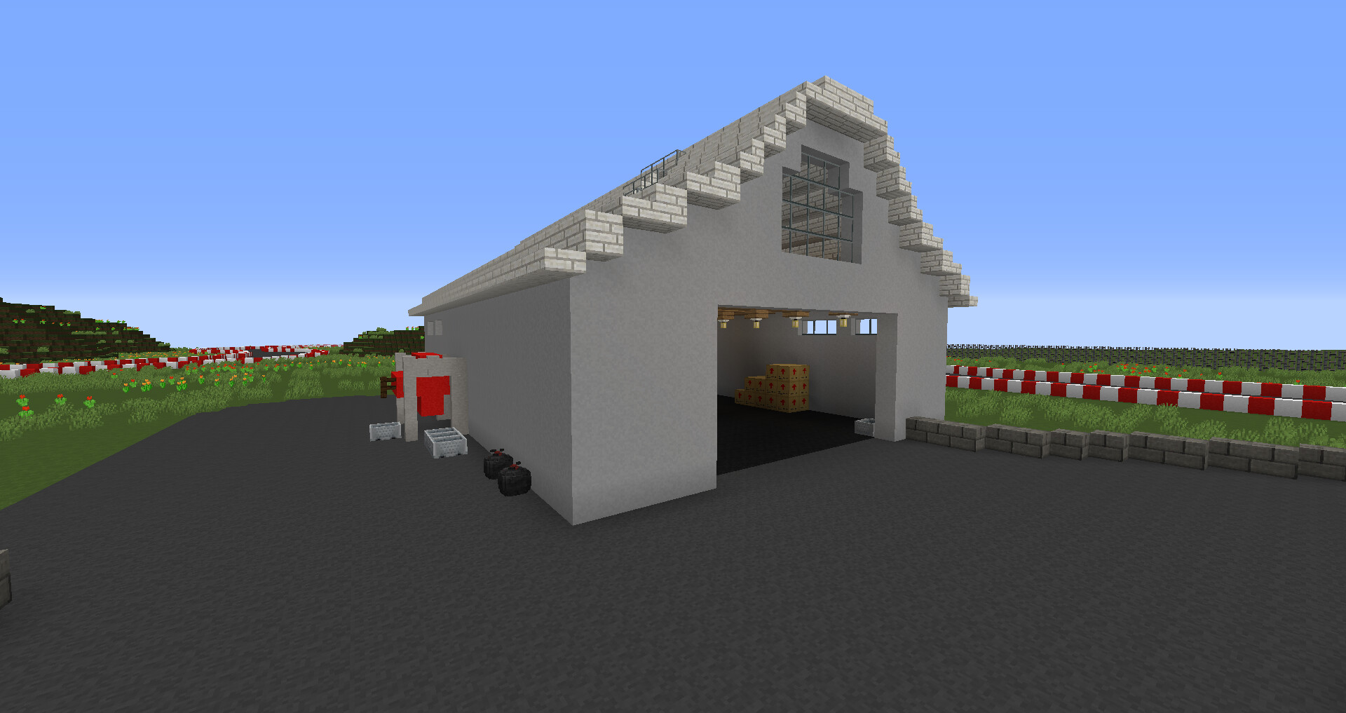 go cart track Minecraft Map