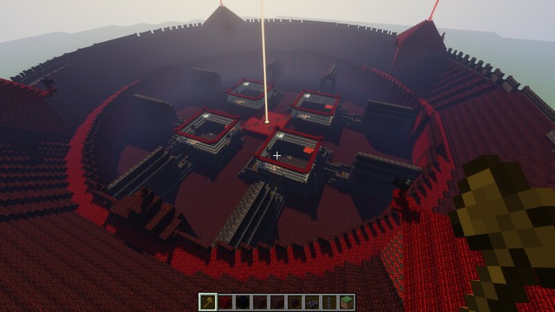 Nether PvP arena Minecraft Map
