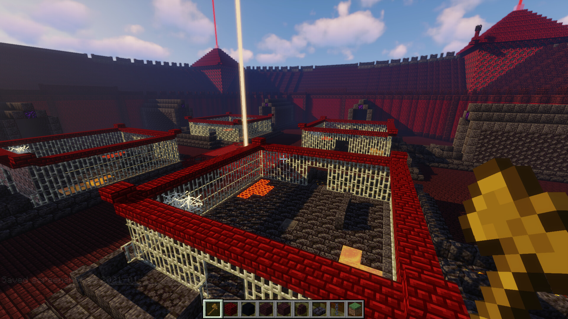 Nether PvP arena Minecraft Map