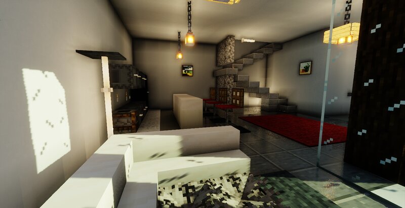 Small Modern House Minecraft Map