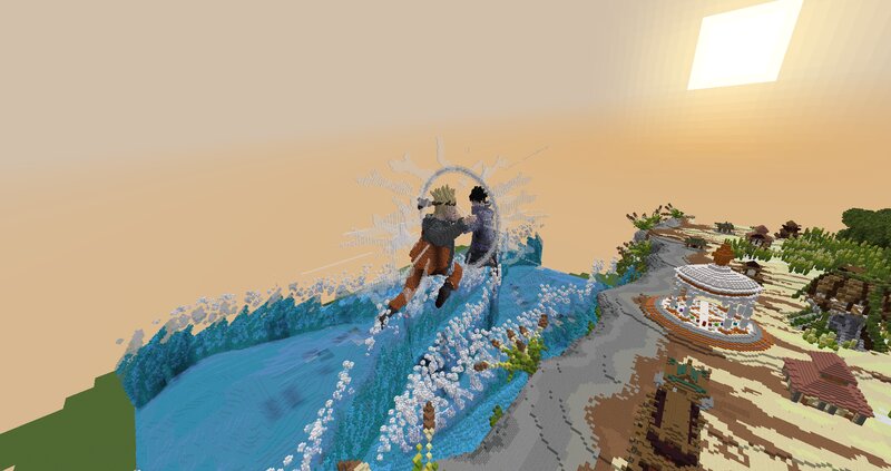 Naruto Vs Sasuke⚡Organic Lobby [PAID] Minecraft Map