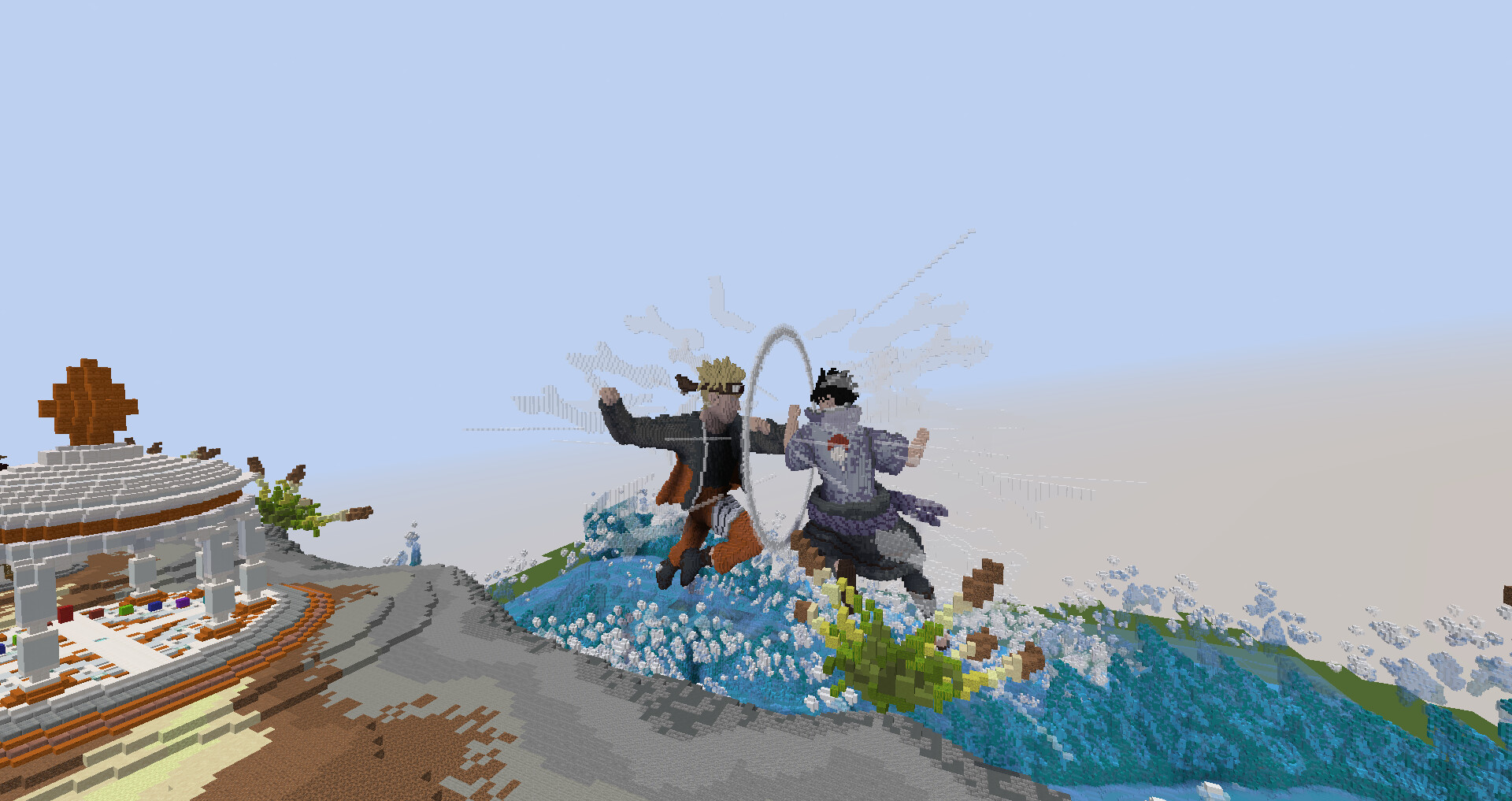 Naruto Vs Sasuke⚡Organic Lobby [PAID] Minecraft Map