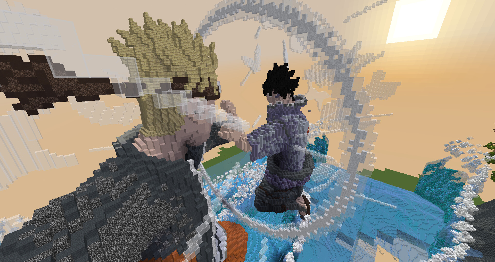 Naruto Vs Sasuke⚡Organic Lobby [PAID] Minecraft Map