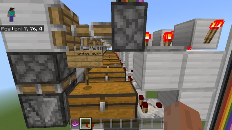 Working redstone 3d printer Minecraft Map