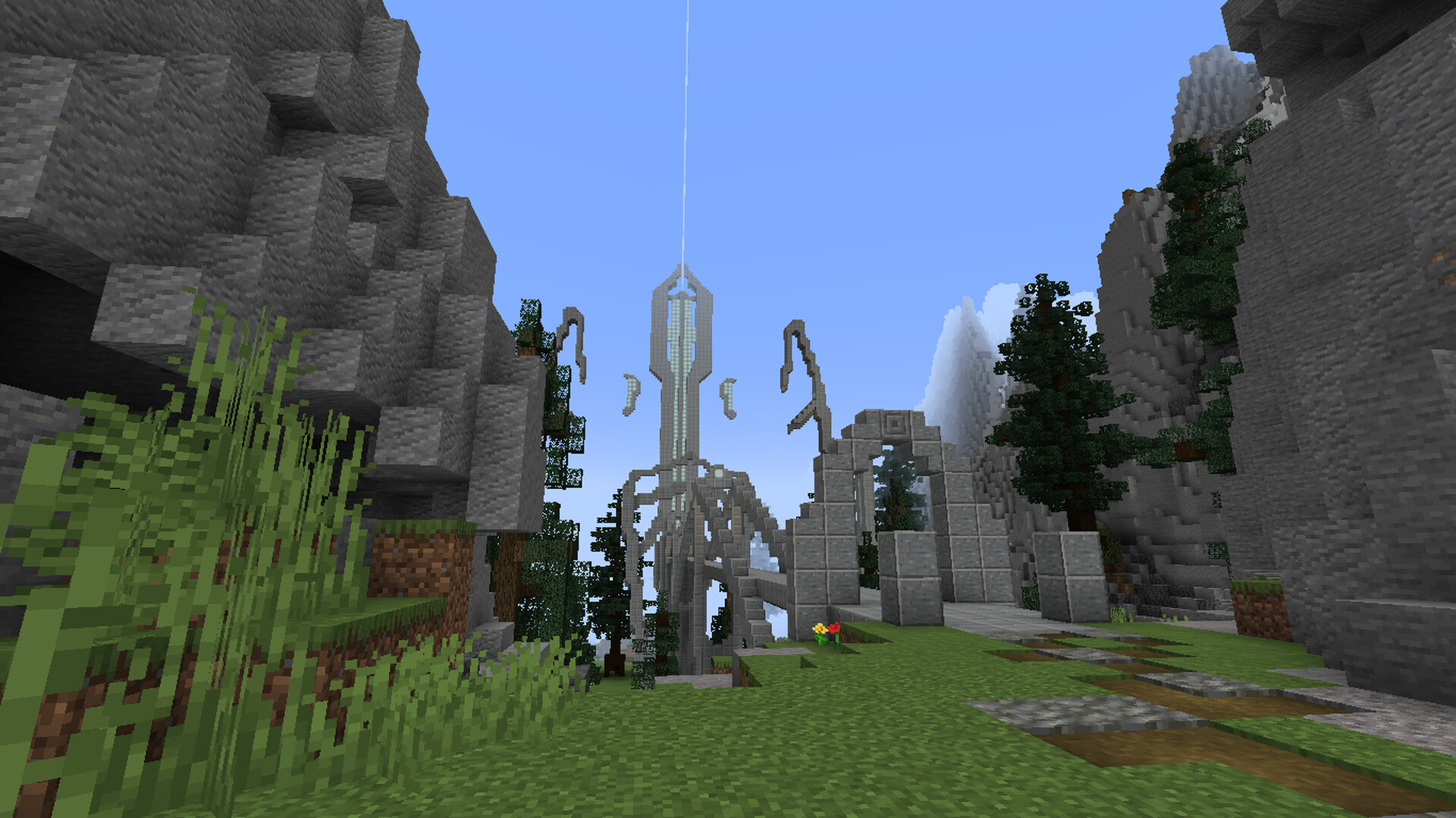 Halo Forerunner Structure (PMC NVIDIA Entry) Minecraft Map