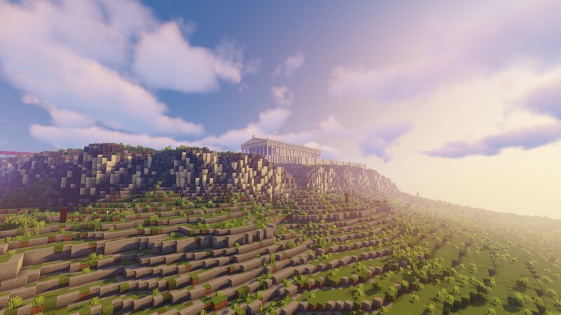 Acropolis of Athens Minecraft Map