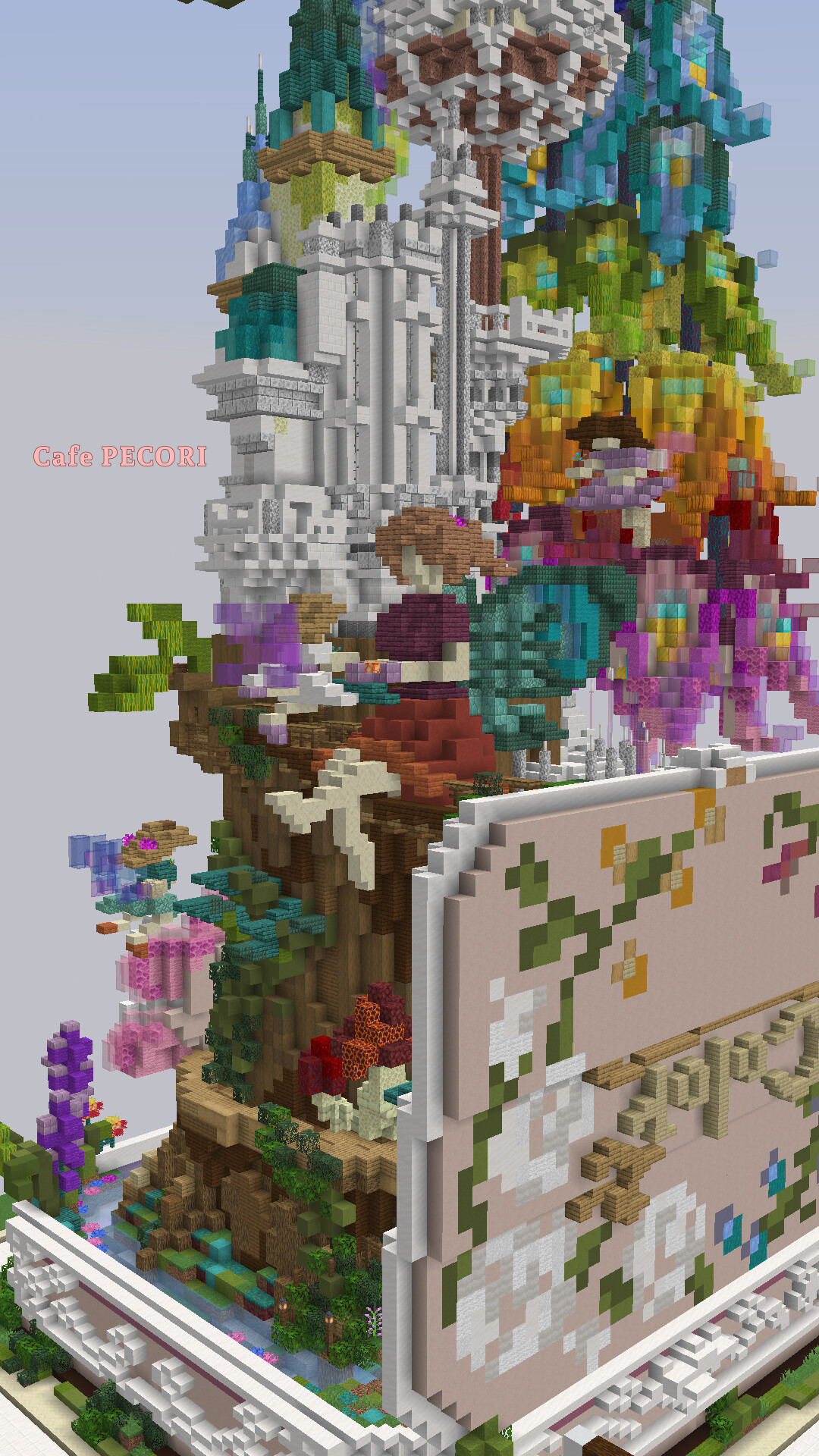 Peacock of Happiness Carrying Colors Minecraft Map