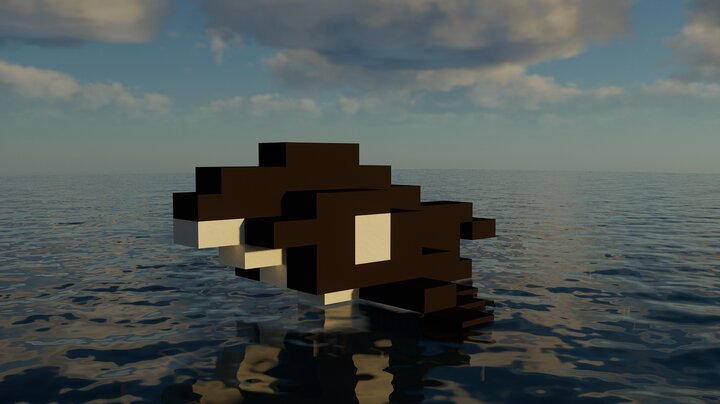 An Orca With Only 50 Blocks Minecraft Map