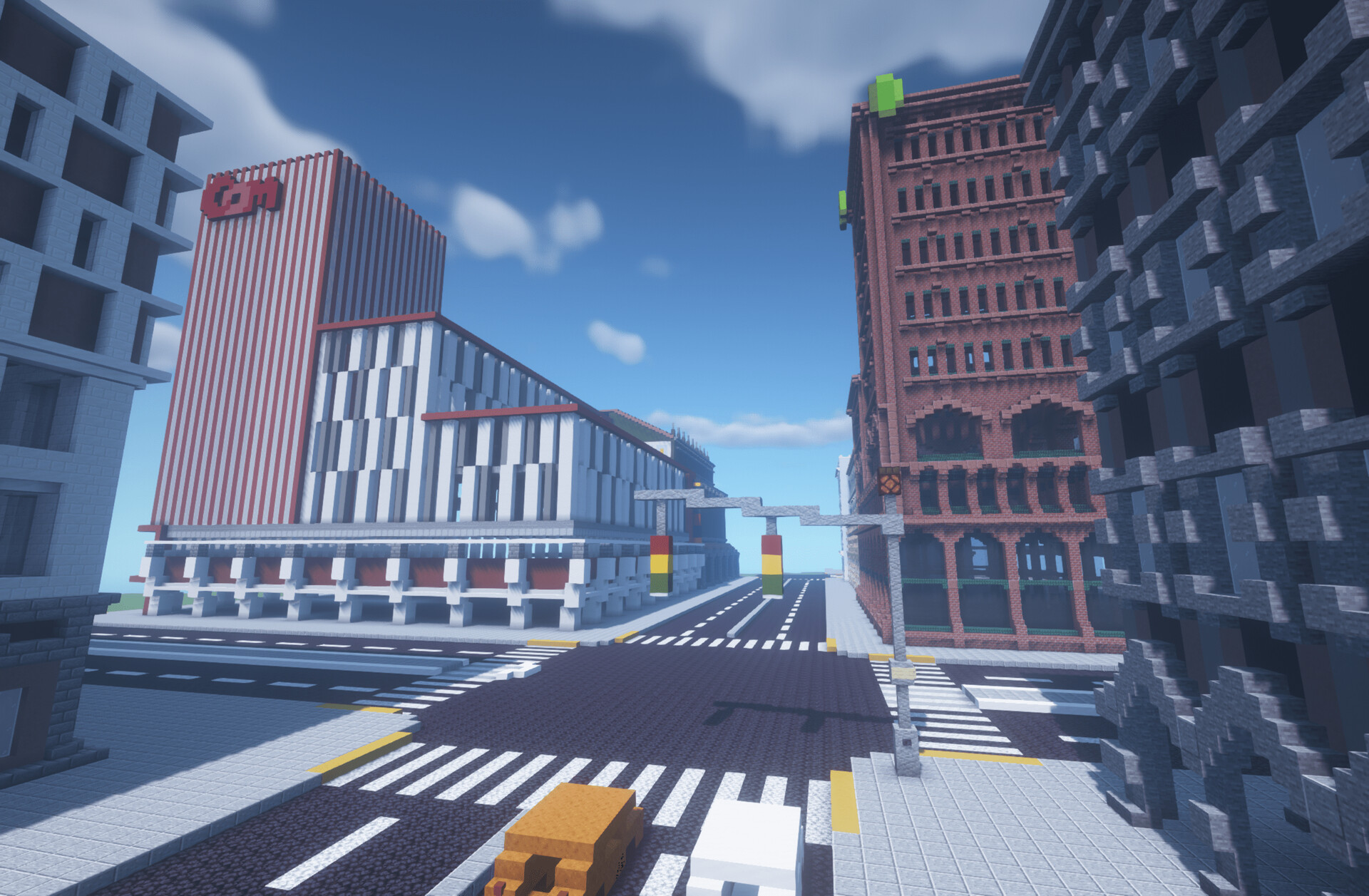 Modern American City Minecraft Map