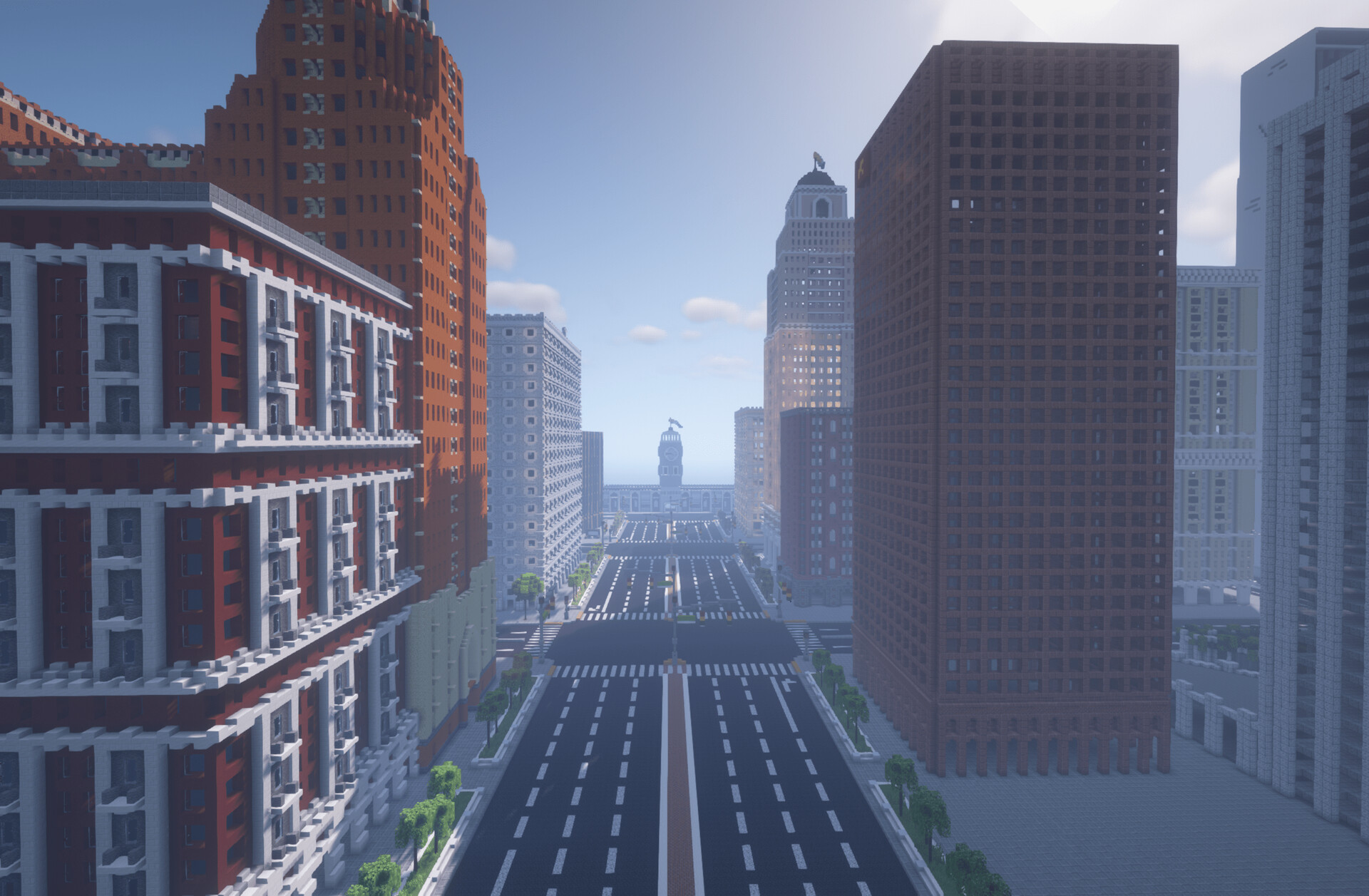 Modern American City Minecraft Map