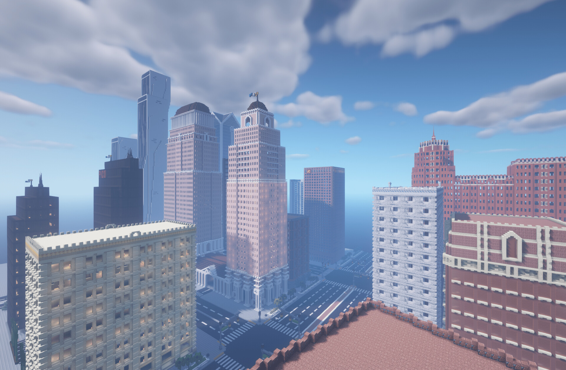 Modern American City Minecraft Map