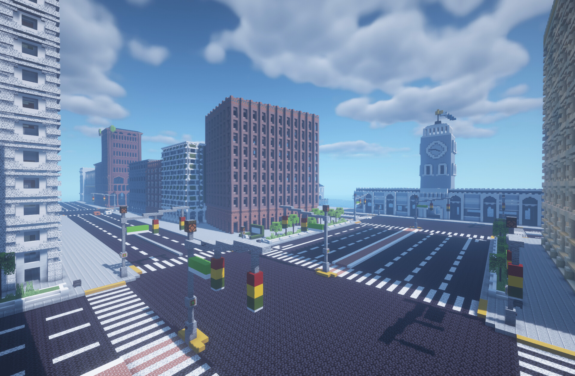 Modern American City Minecraft Map