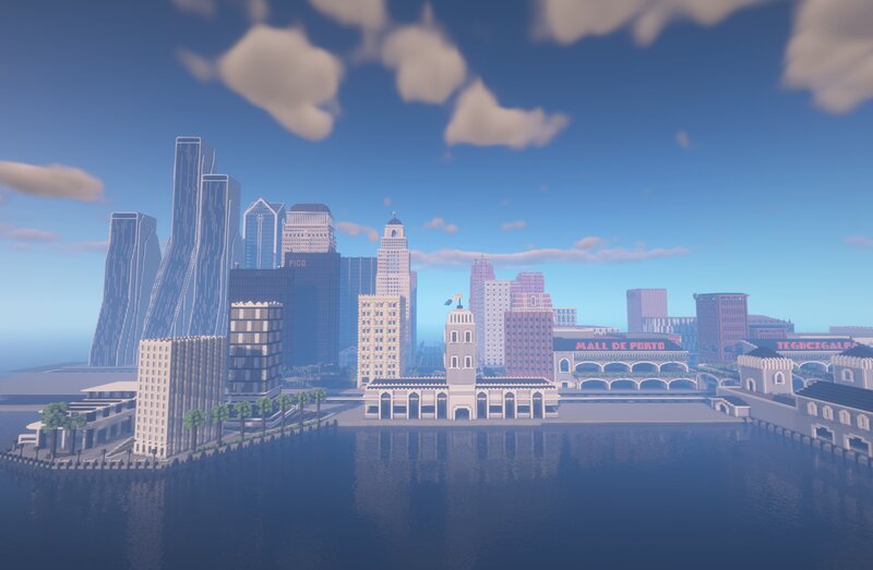 Modern American City Minecraft Map