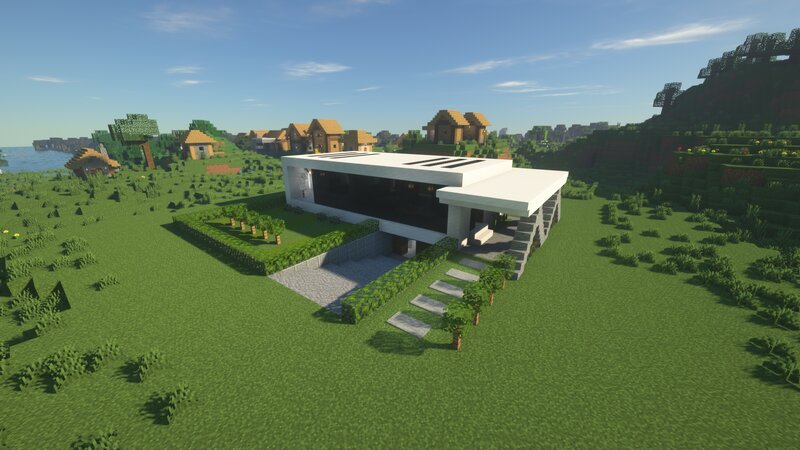Realistic Modern House Minecraft Map