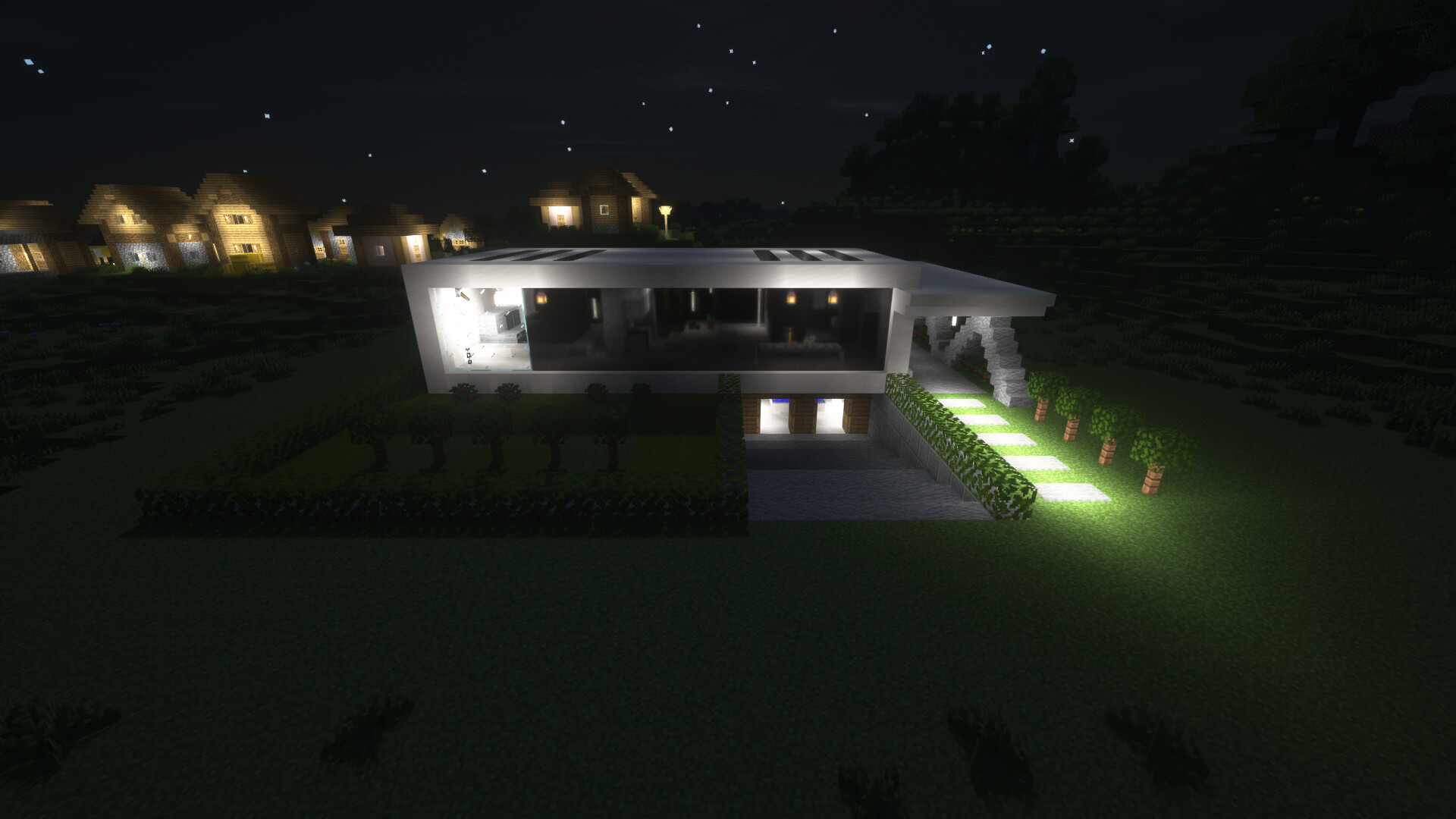 Realistic Modern House Minecraft Map