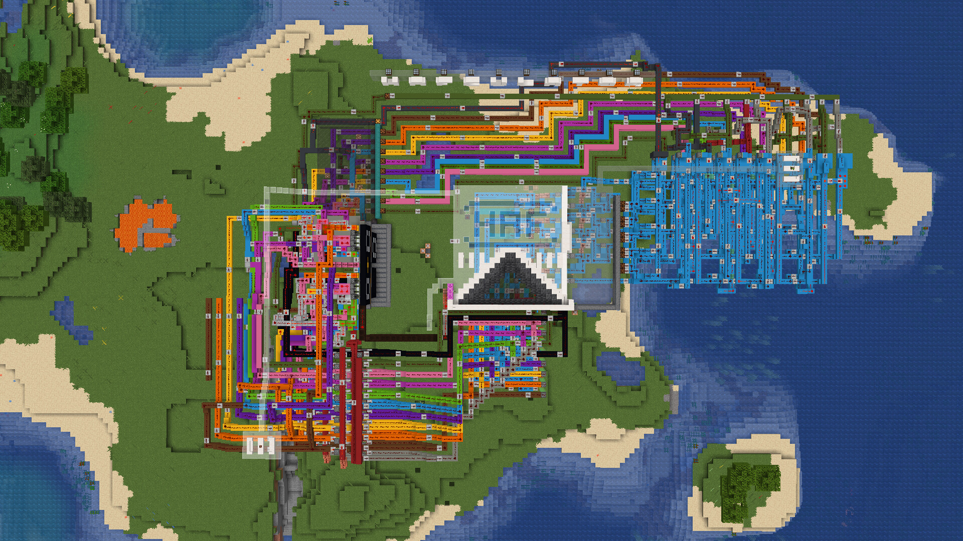 Simple minecraft calculator [1.17.1] Minecraft Map