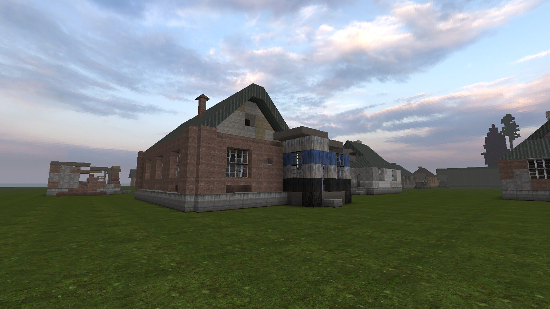 Soviet houses for Chernobyl stories Minecraft Map