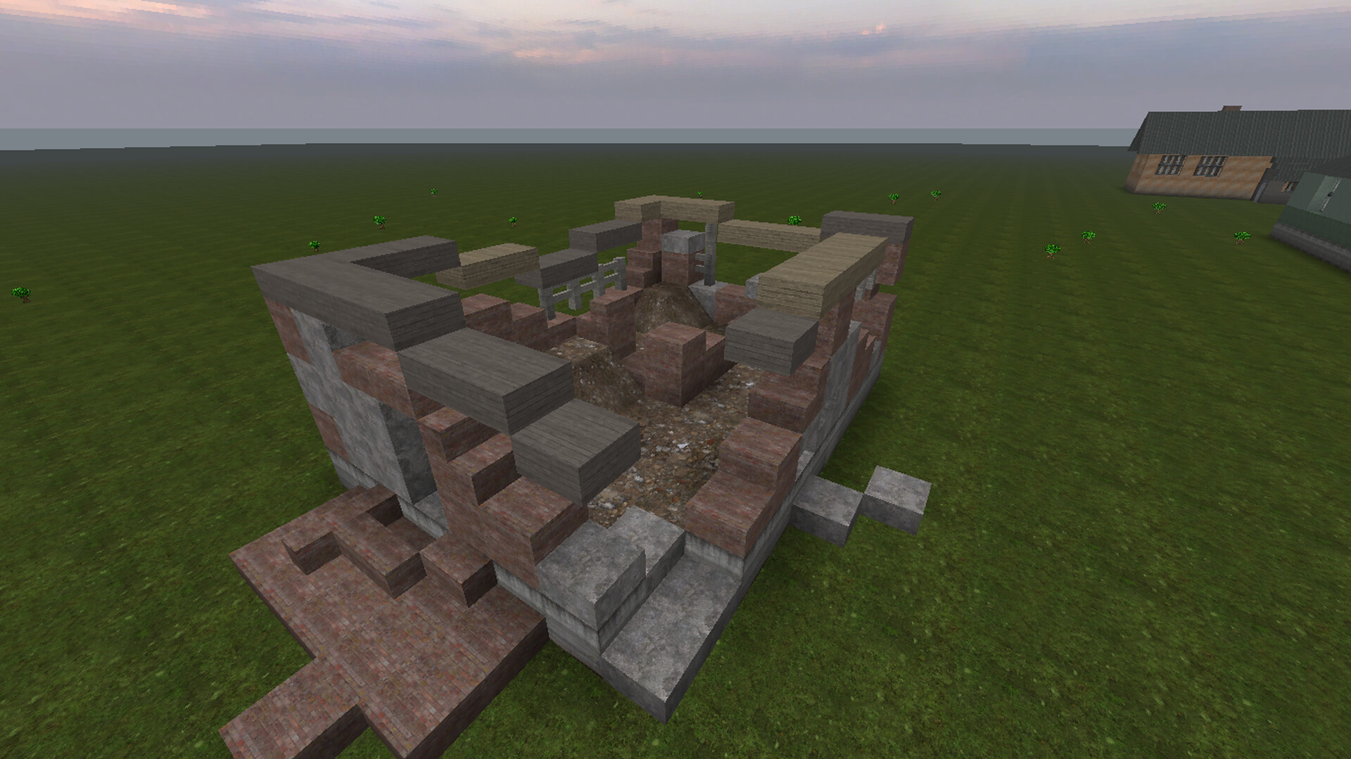 Soviet houses for Chernobyl stories Minecraft Map