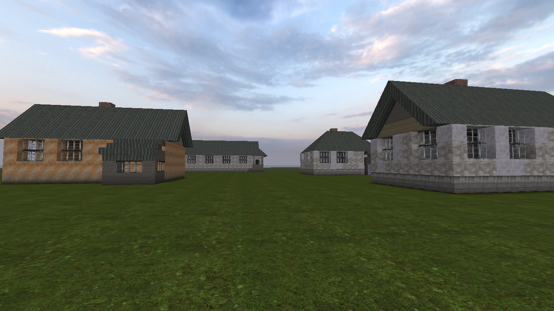 Soviet houses for Chernobyl stories Minecraft Map