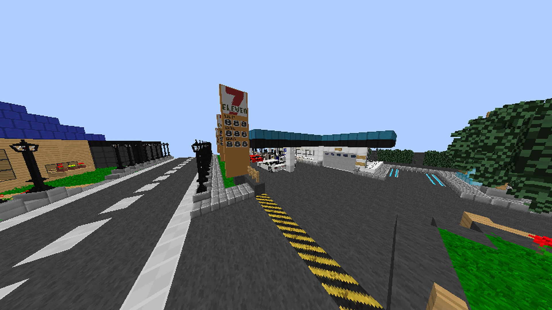 A map for a roleplay modded Fortress city 1.7.10 Cancelled Minecraft Map