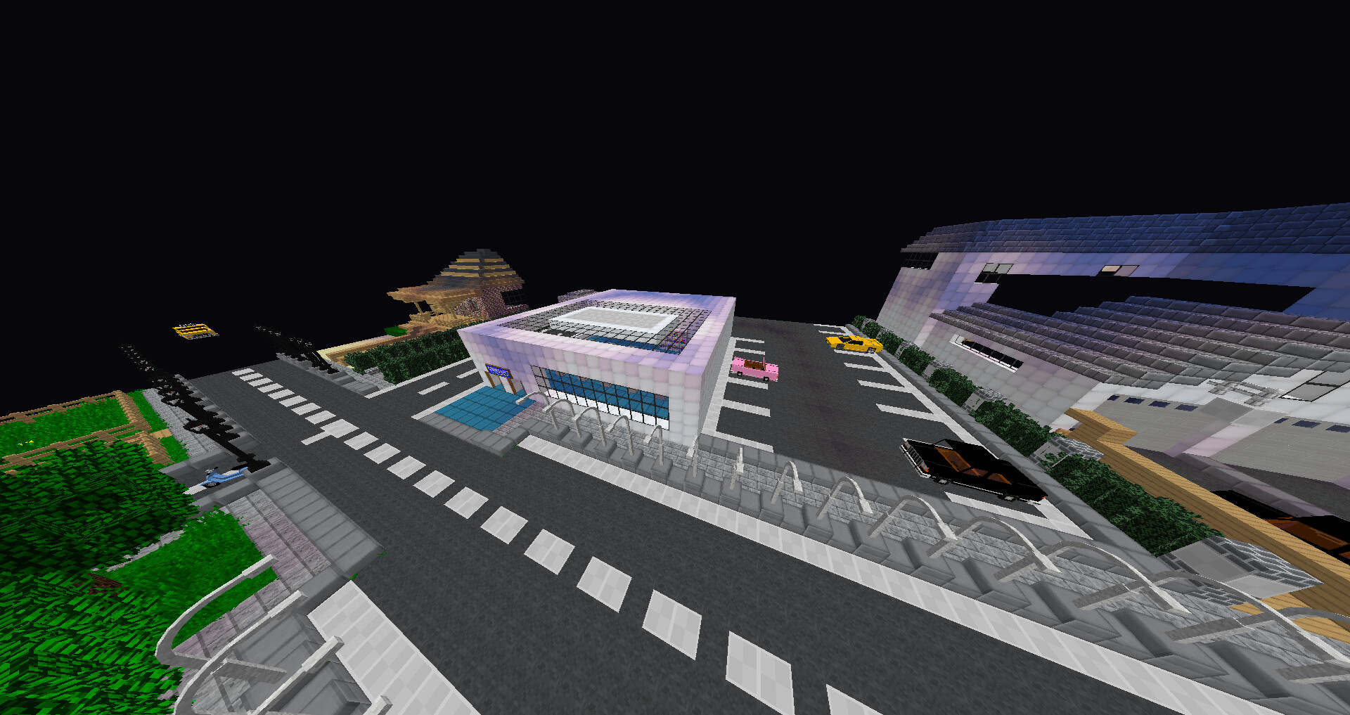 A map for a roleplay modded Fortress city 1.7.10 Cancelled Minecraft Map