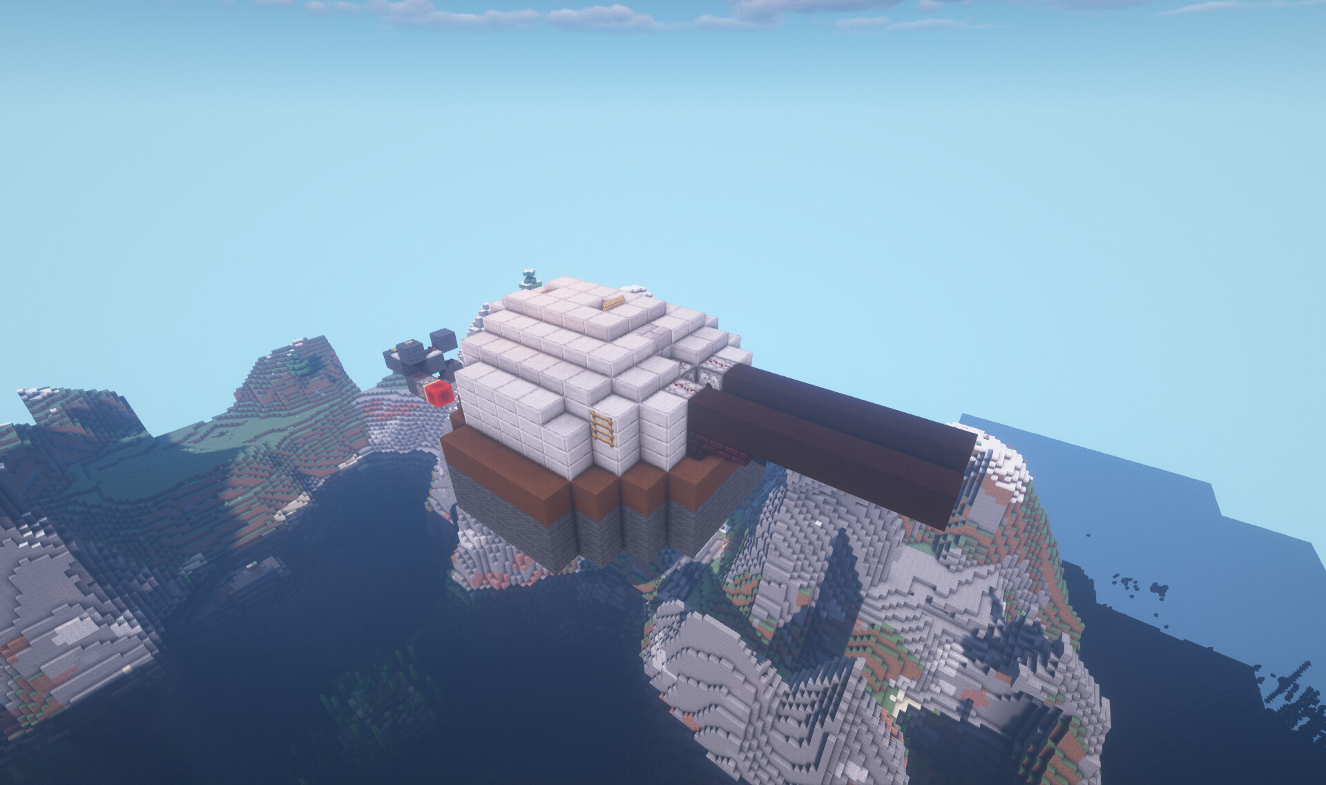 HST Mark III - Adjustable Arc super-heavy TNT Cannon turret Minecraft Map