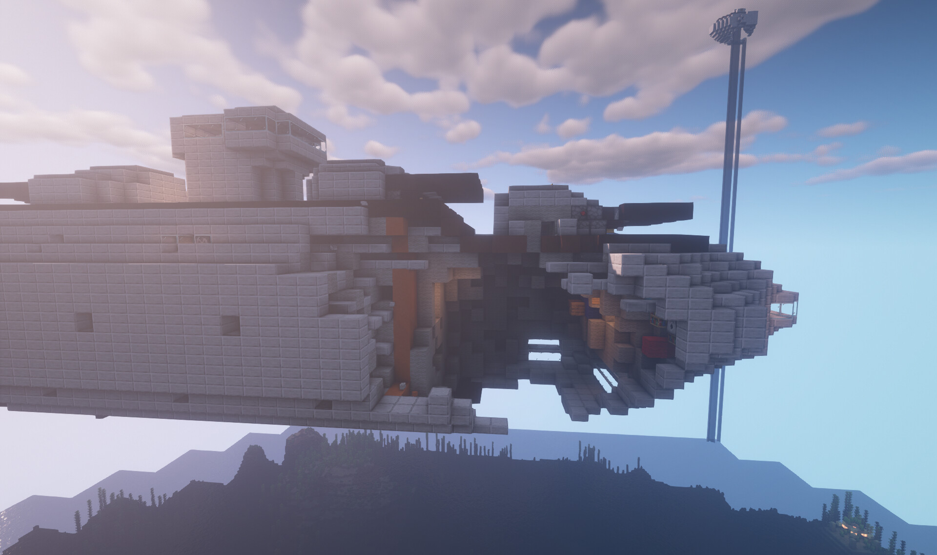 HST Mark III - Adjustable Arc super-heavy TNT Cannon turret Minecraft Map