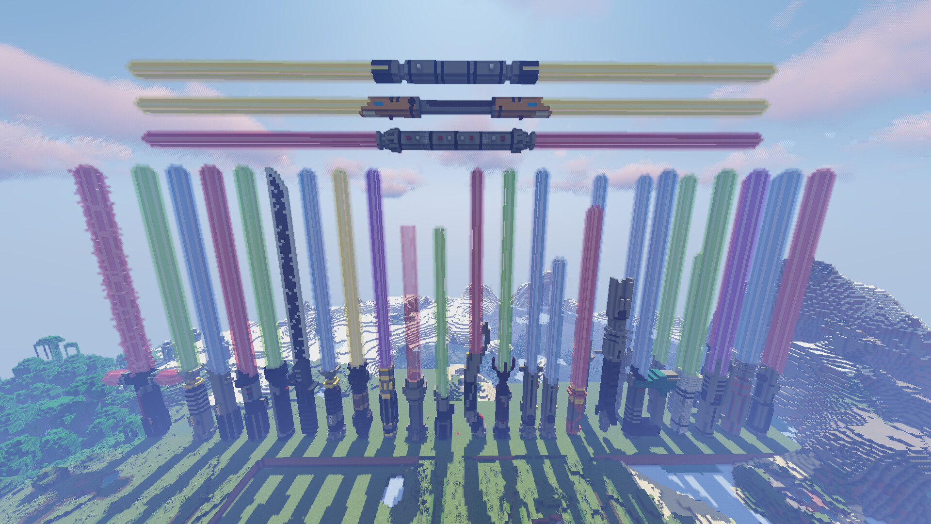 Star Wars Lightsabers Minecraft Map