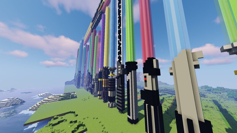 Star Wars Lightsabers Minecraft Map