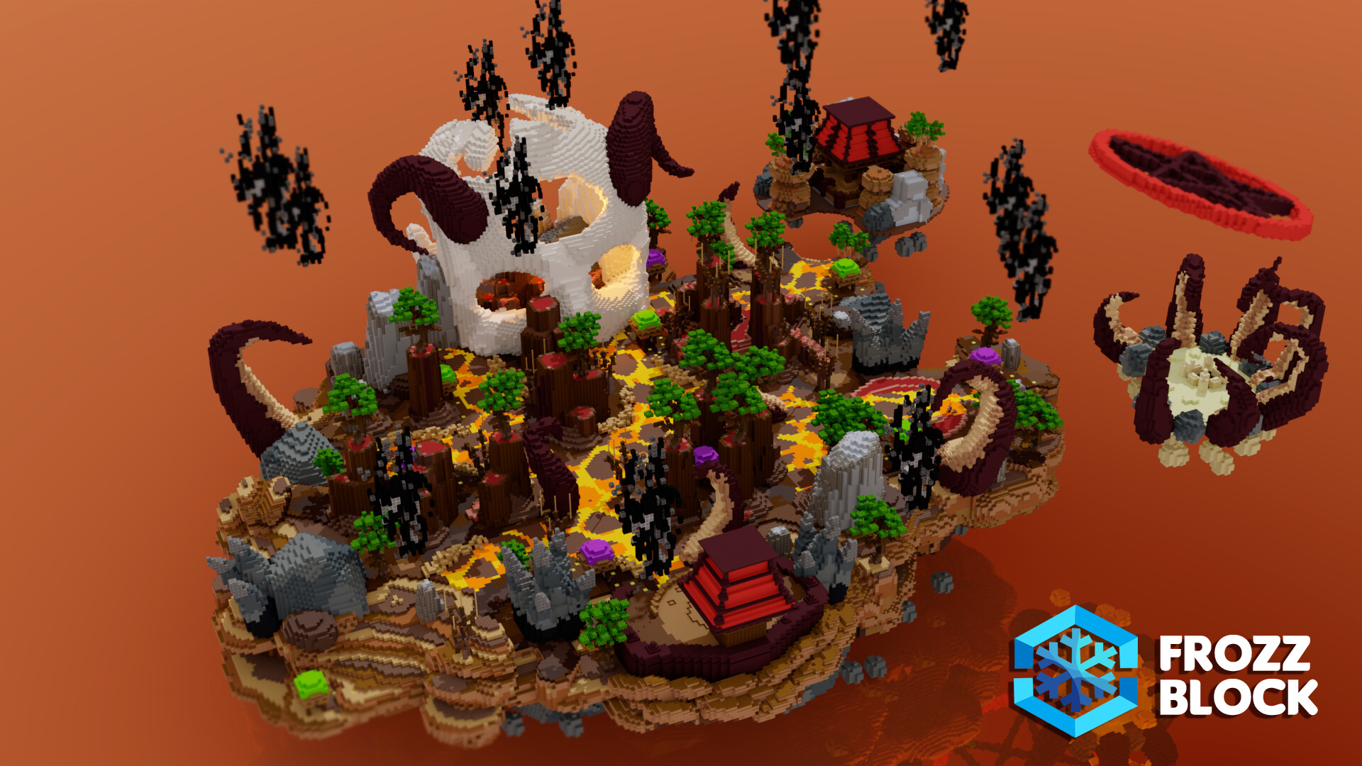 End & Nether Spawn HCF Minecraft Map