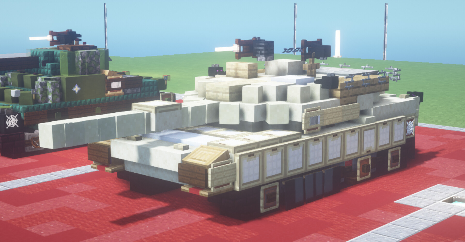 M1A1 Abrams (1.5:1 Scale) Minecraft Map