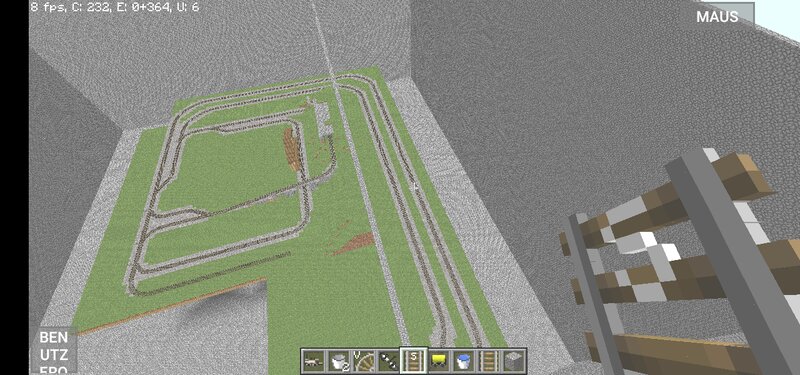 My First Traincraft Model Railroad Minecraft Map