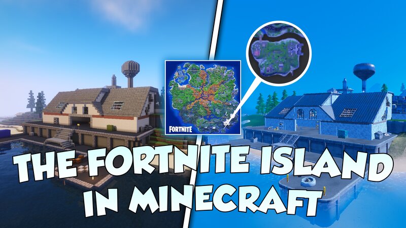 Fortnite - Island Minecraft Map