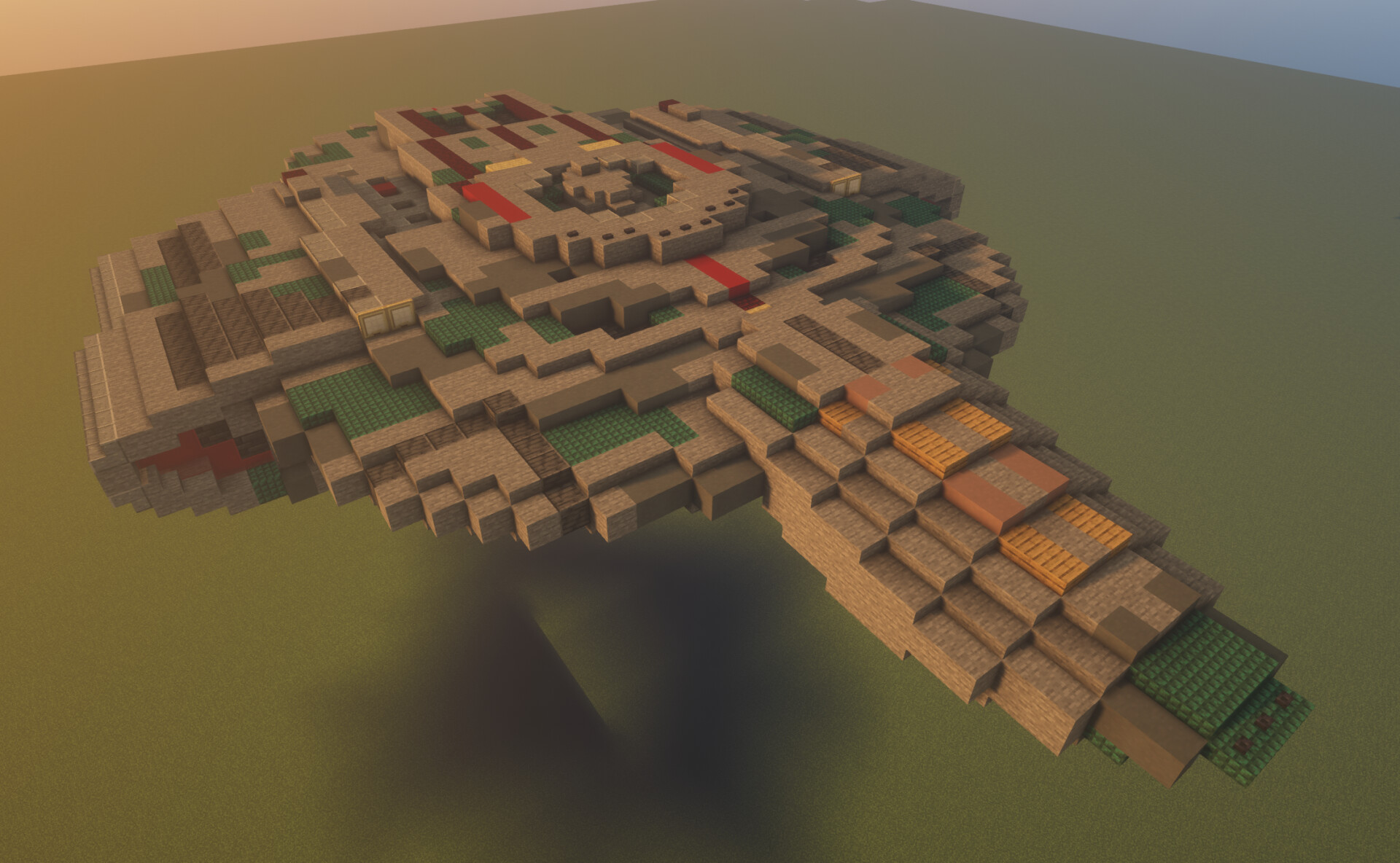USS Defiant (NX-74205 / NCC-75633) (1:3 Scale) Minecraft Map