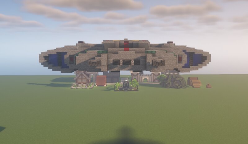 USS Defiant (NX-74205 / NCC-75633) (1:3 Scale) Minecraft Map