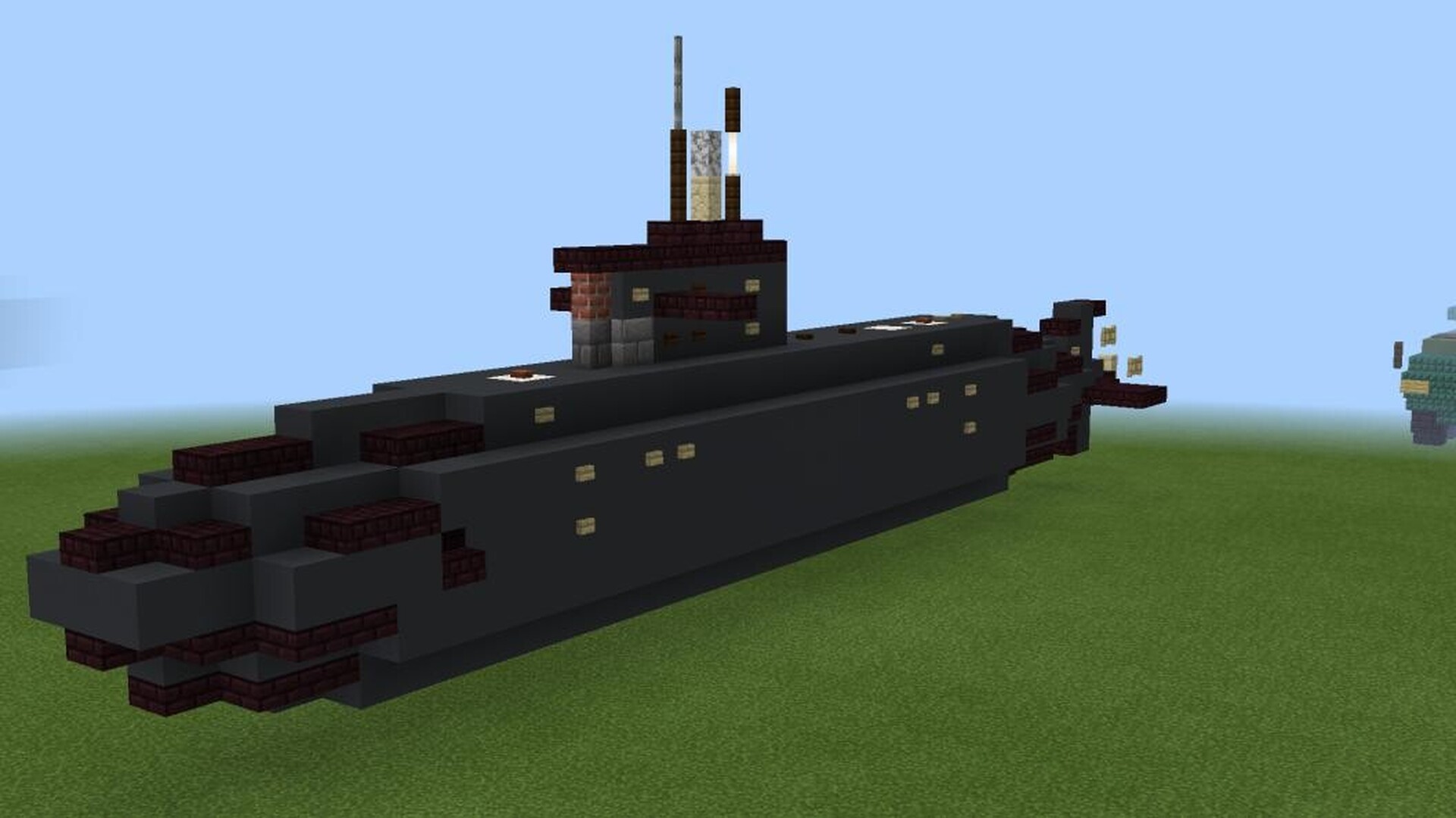 1:2 scale Project 677 Lada Class SSK Minecraft Map