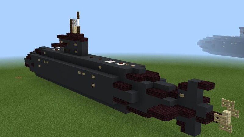 1:2 scale Project 677 Lada Class SSK Minecraft Map