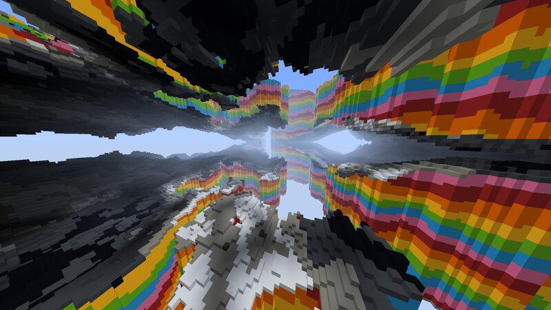 Psychedelic - 1024x1024 Custom Worldpainter Concept Map Minecraft Map