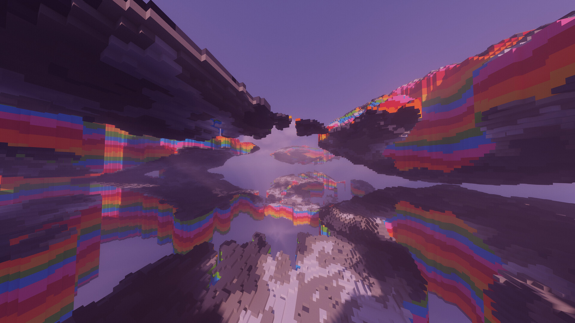 Psychedelic - 1024x1024 Custom Worldpainter Concept Map Minecraft Map