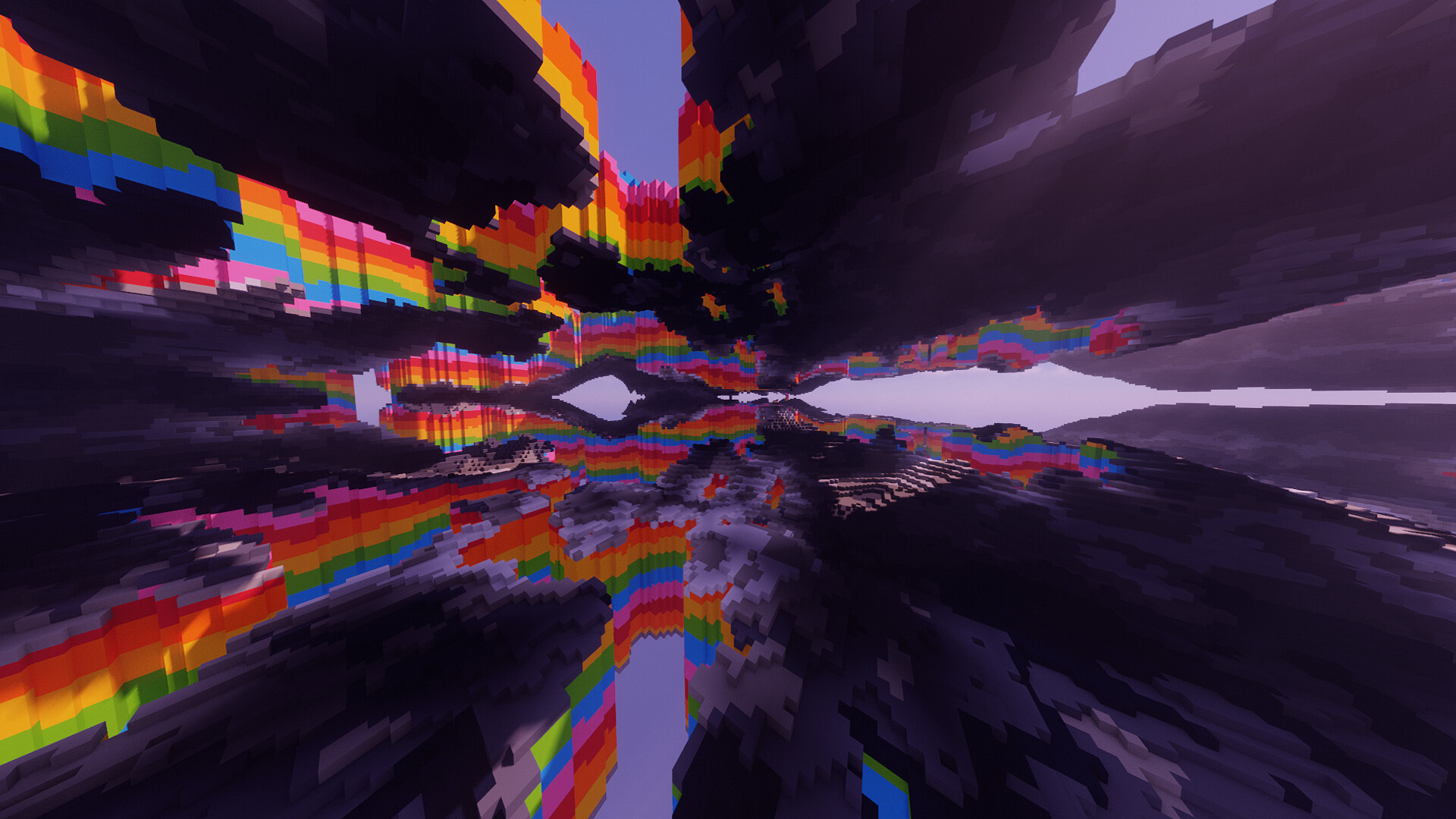 Psychedelic - 1024x1024 Custom Worldpainter Concept Map Minecraft Map