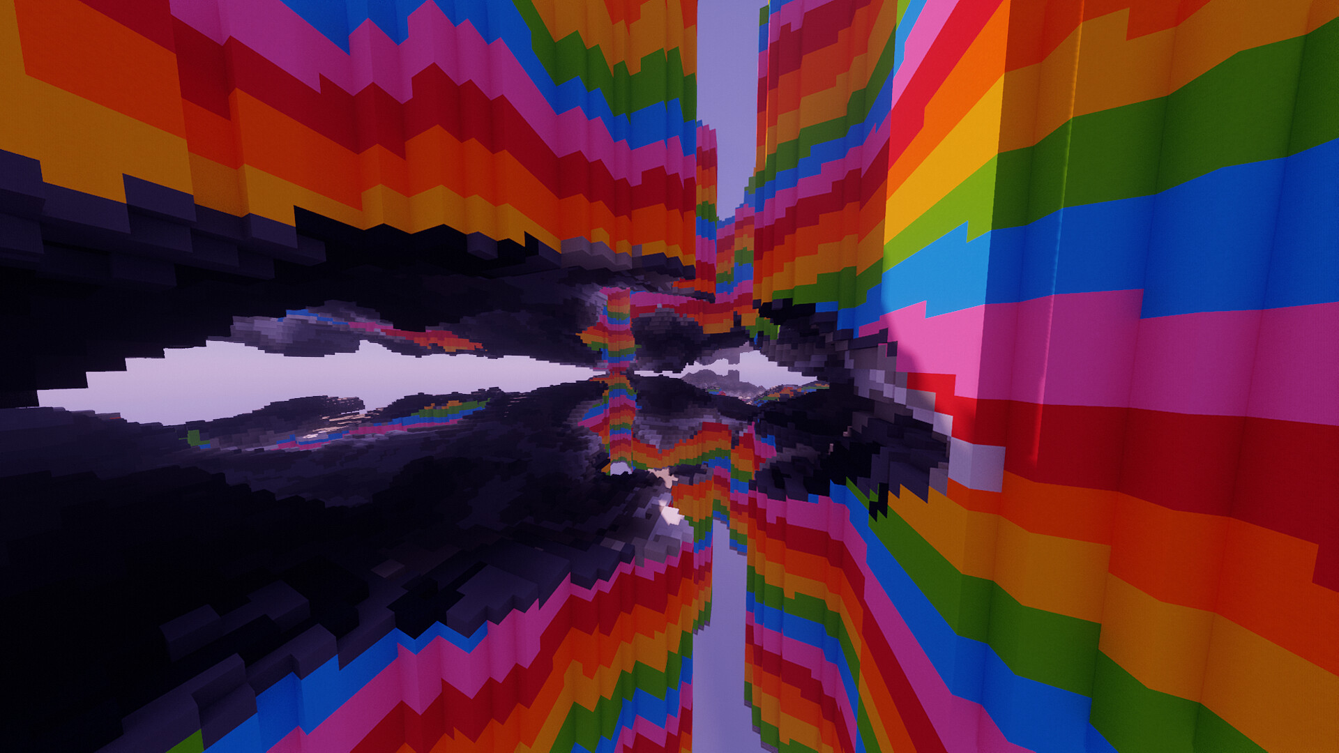 Psychedelic - 1024x1024 Custom Worldpainter Concept Map Minecraft Map