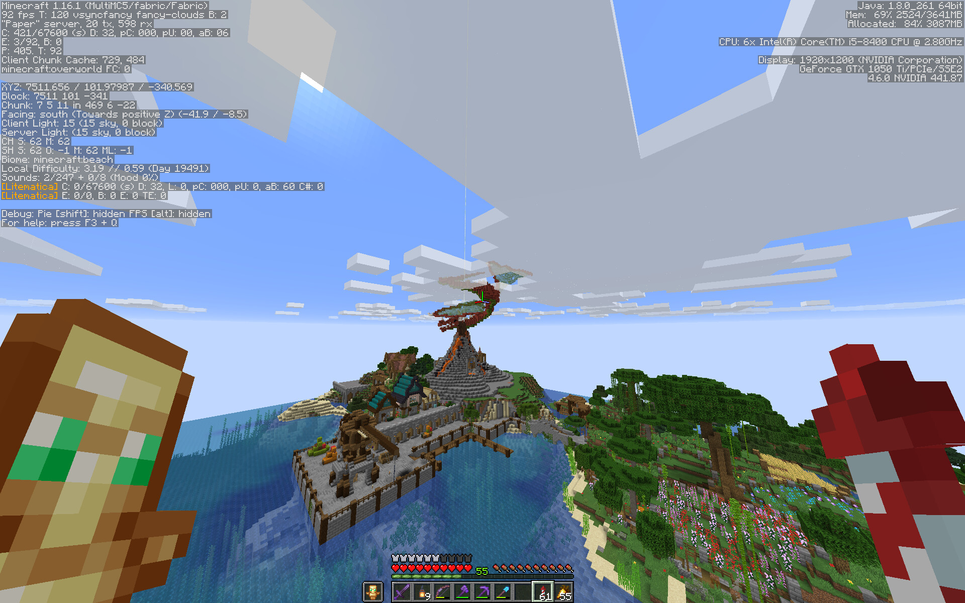 Build-off competition Minecraft Map