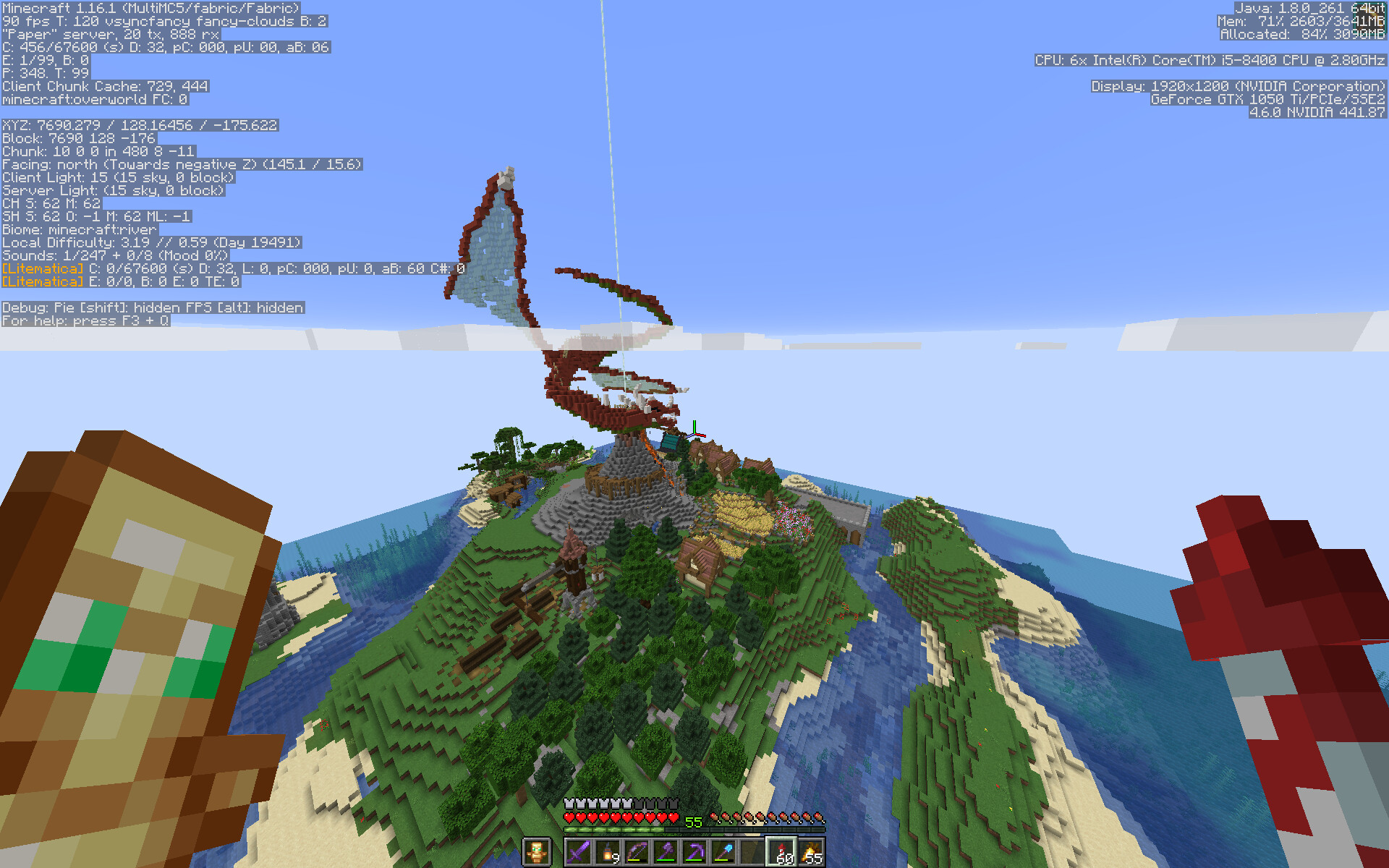 Build-off competition Minecraft Map