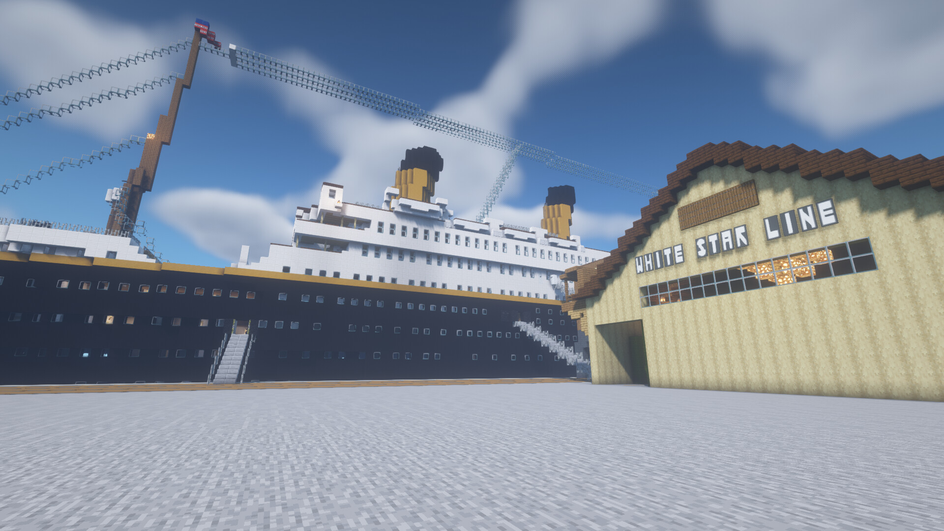 Titanic map (coming soon) or some day Minecraft Map