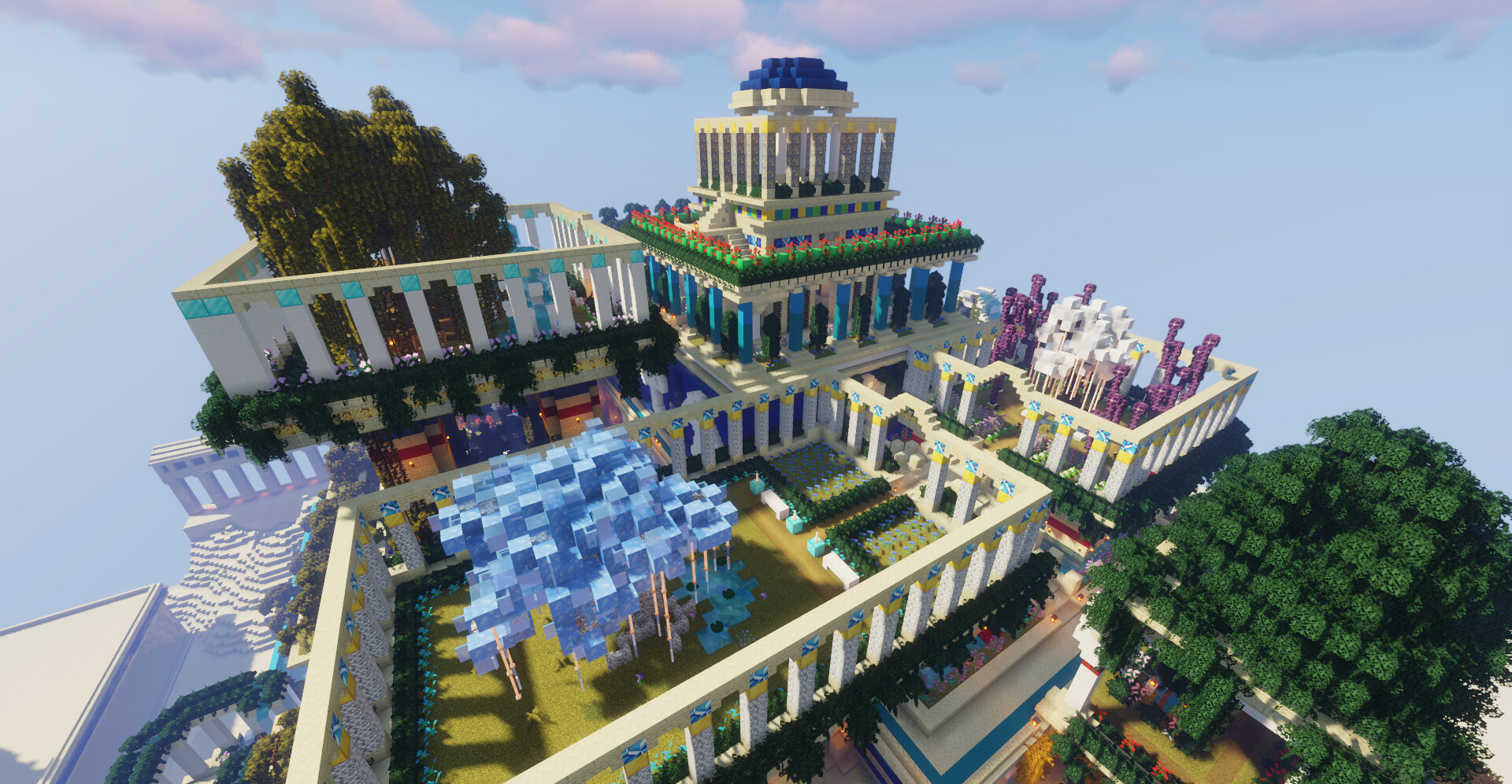 Hanging Gardens of Babylon / Wonder of the Ancient World Minecraft Map
