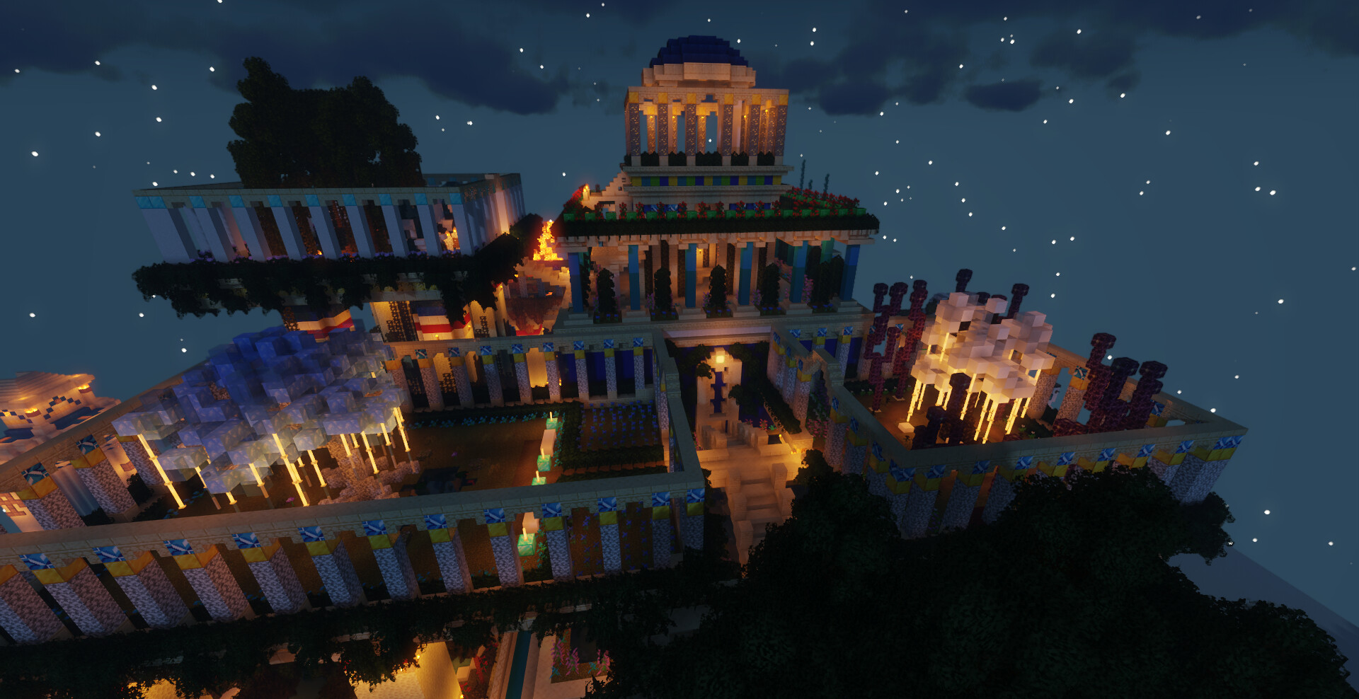 Hanging Gardens of Babylon / Wonder of the Ancient World Minecraft Map